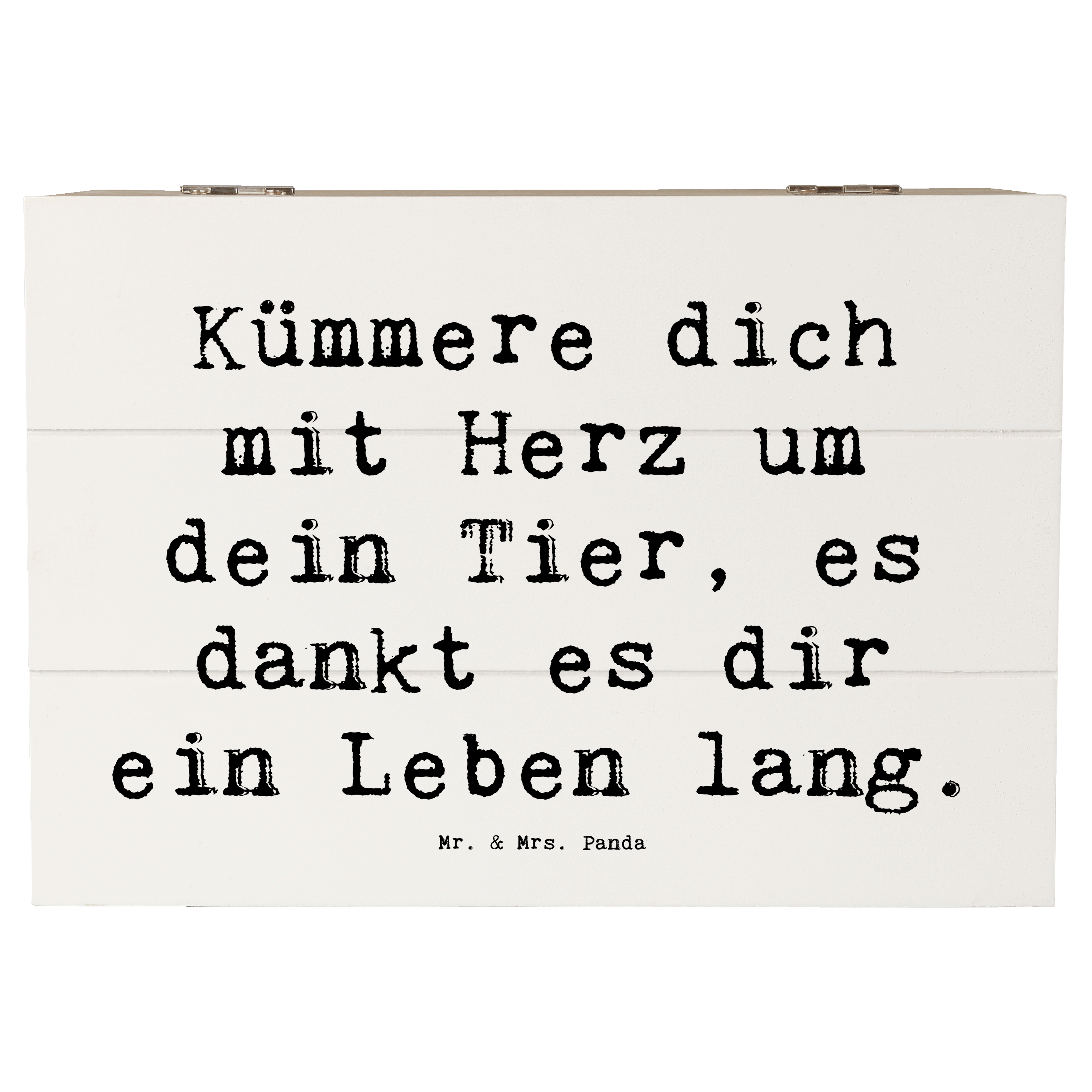 Holzkiste Spruch Haustiere pflegen - Geschenk liebevolle Tierpflege ...