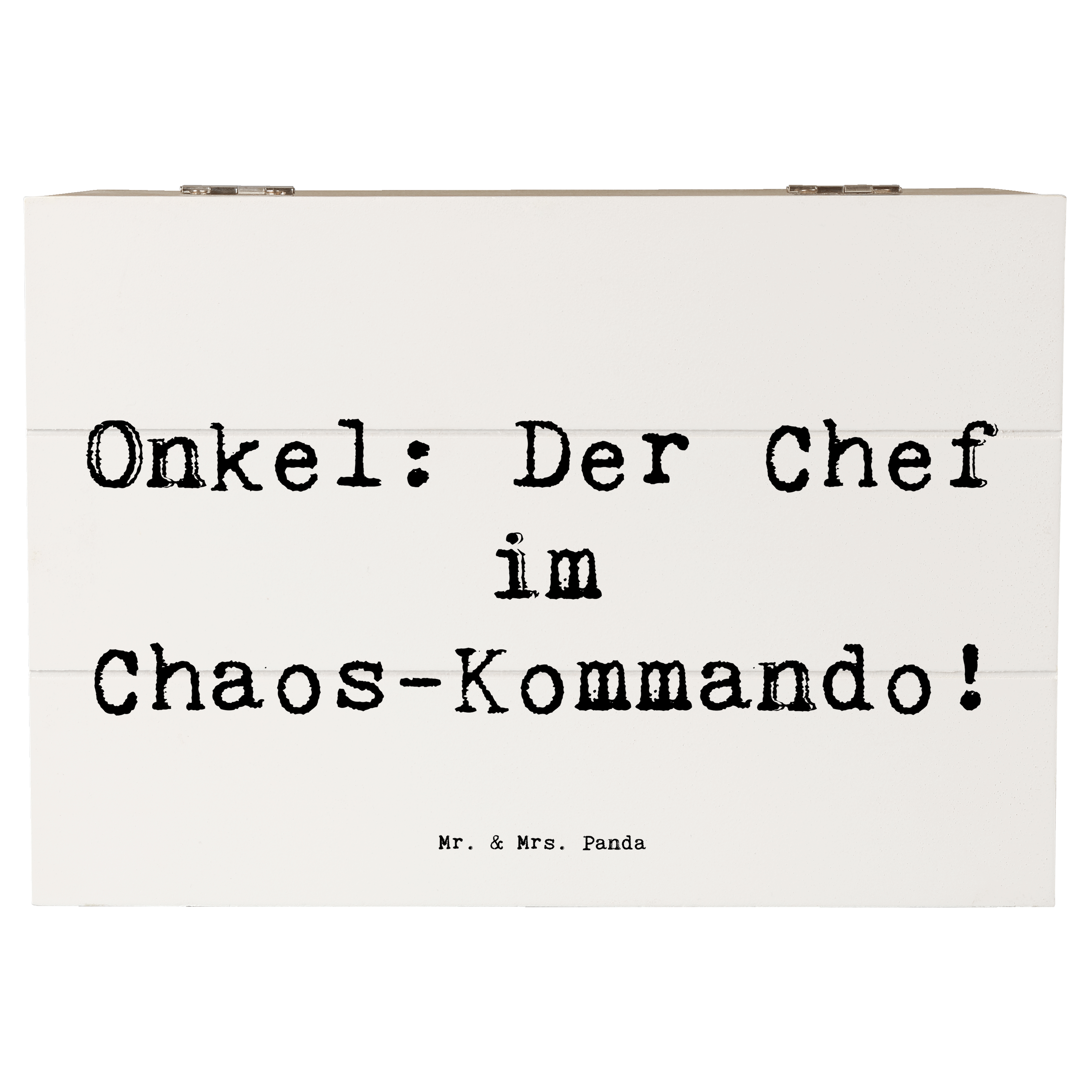 Holzkiste Spruch Onkel Chef - Geschenk Chaos Onkel Humor Dankeschön ...